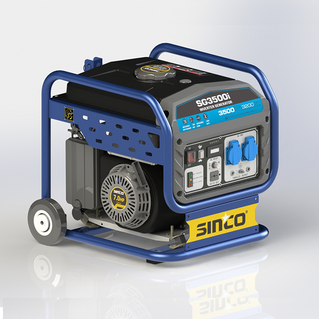 Single Cylinder 7HP Inverter Generator for Construction from China ...